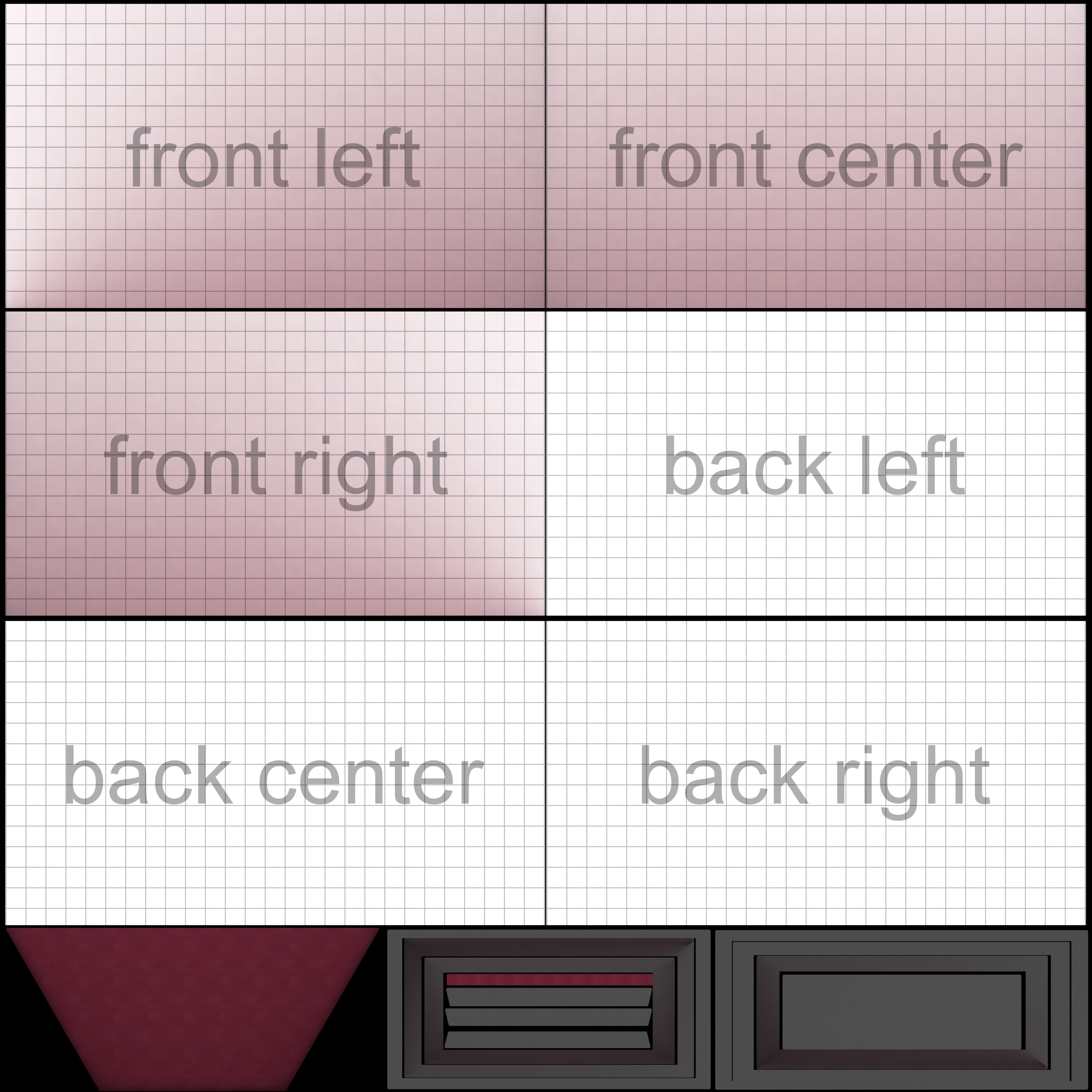 Exhibition Stands and Booth Guides, texture mapping and templates